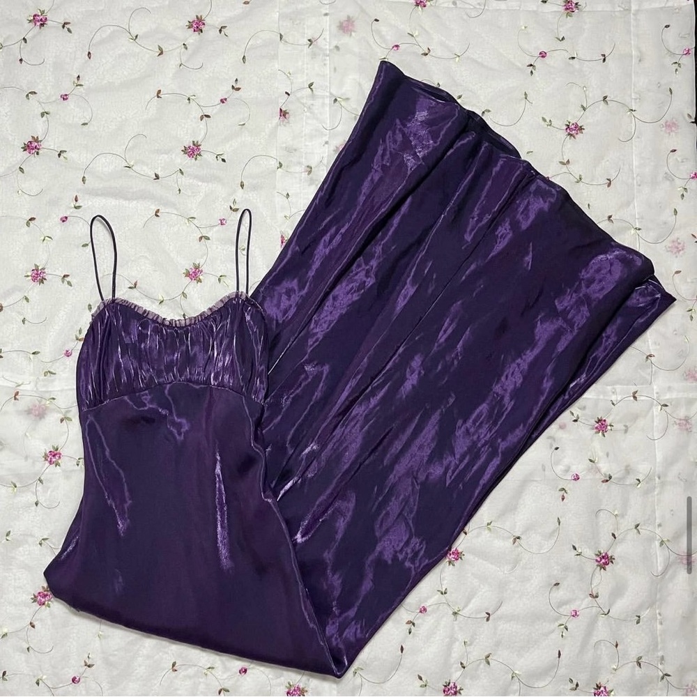 Vintage 2000s Vampire Satin Gown - Gem